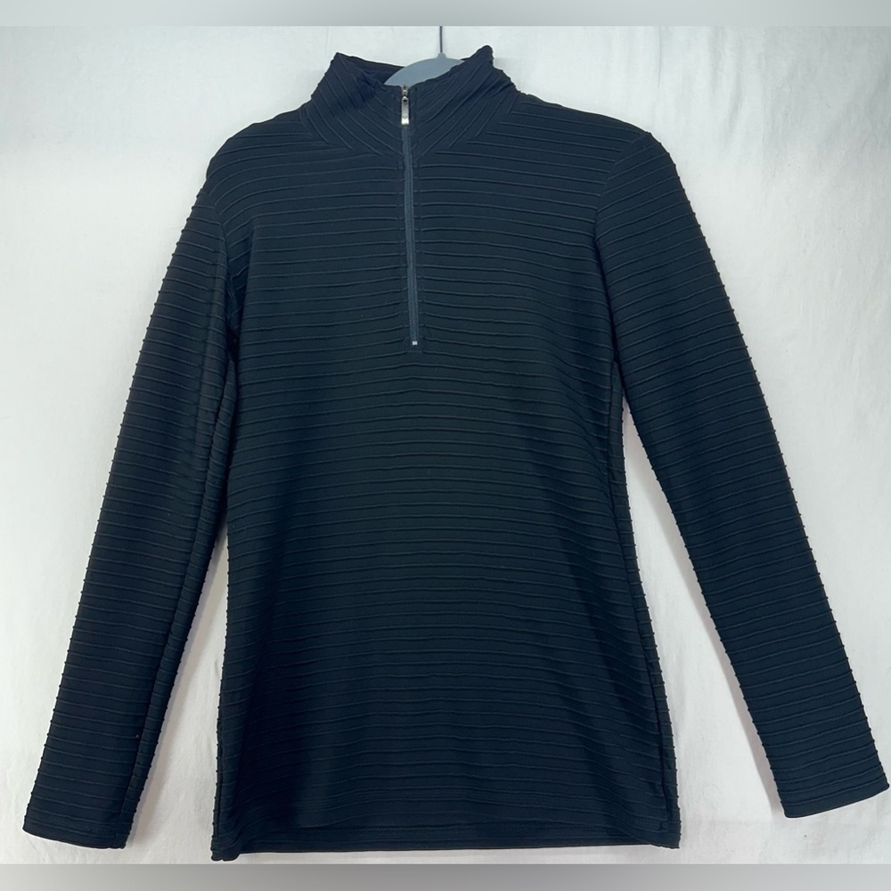 Anatomie Travel Wear Ribbed Texture Long Sleeve Quart… - Gem